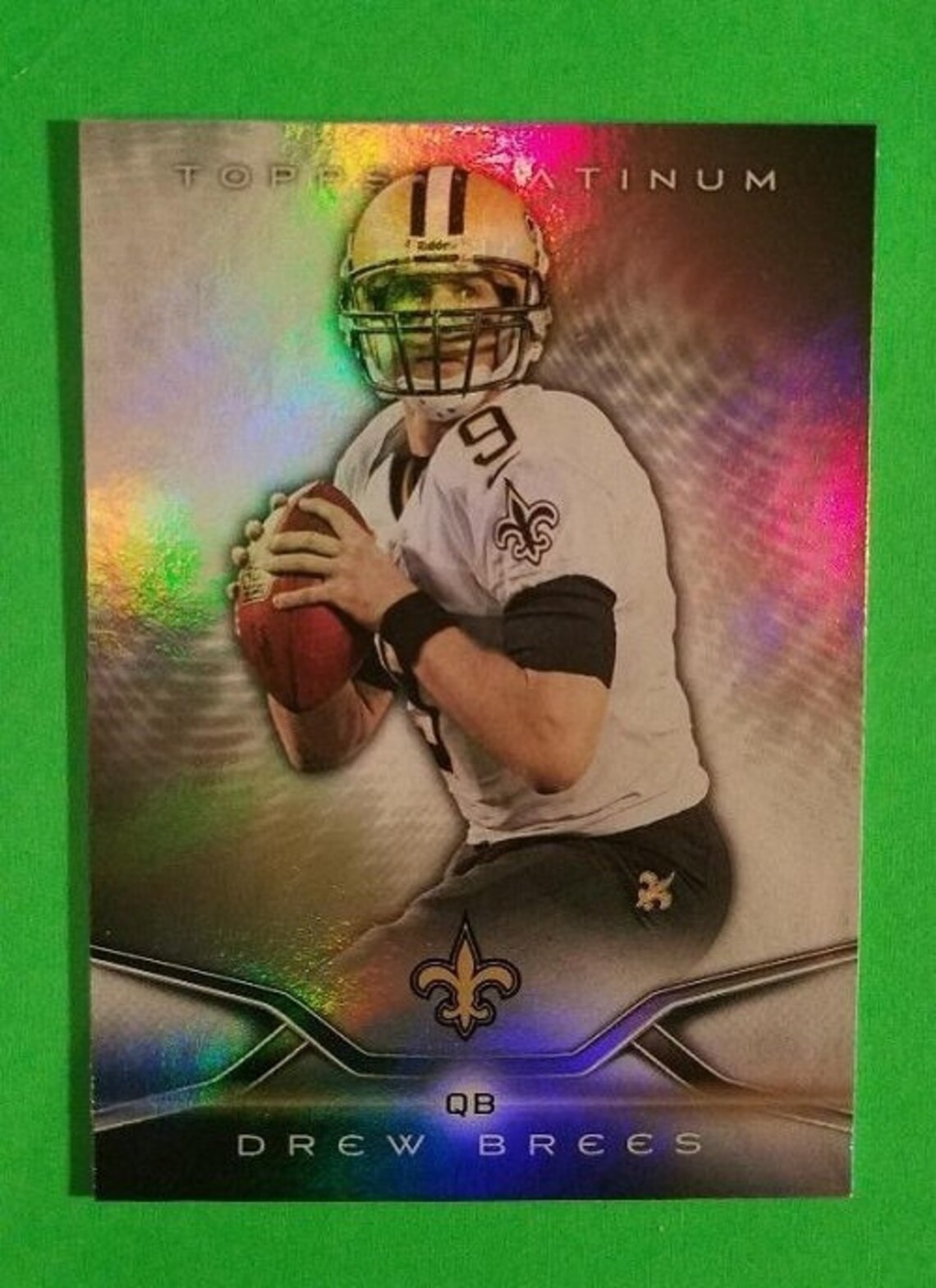 DREW BREES Topps Platinum Football Card 18 SAINTS - Etsy España