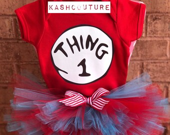 Thing 2 costume | Etsy