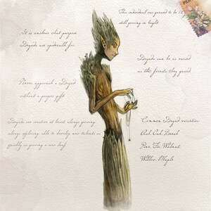 The Weaver With Notes - Giclée Art Print - Hot Press Paper - Fantasy ...