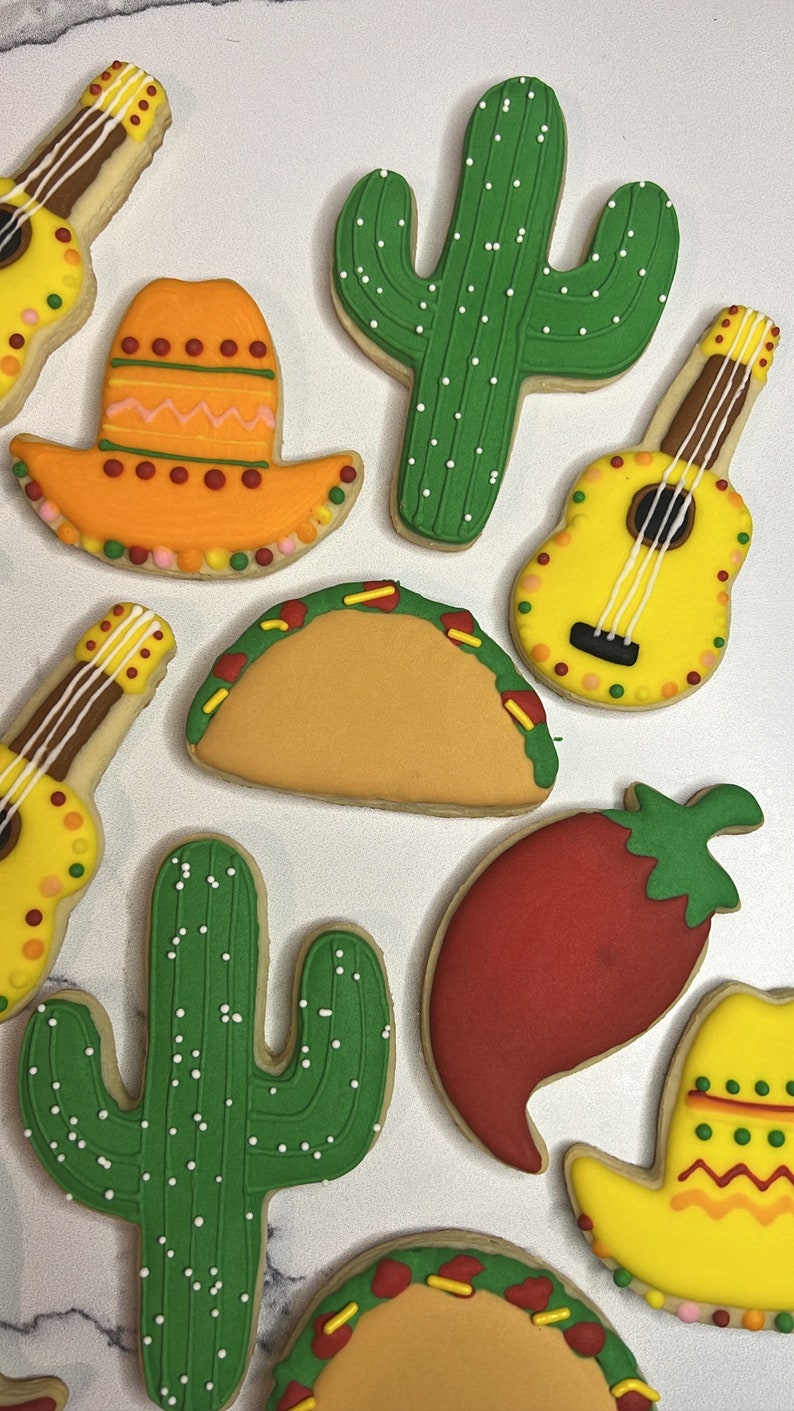Mexican Fiesta Sugar Cookies - Etsy