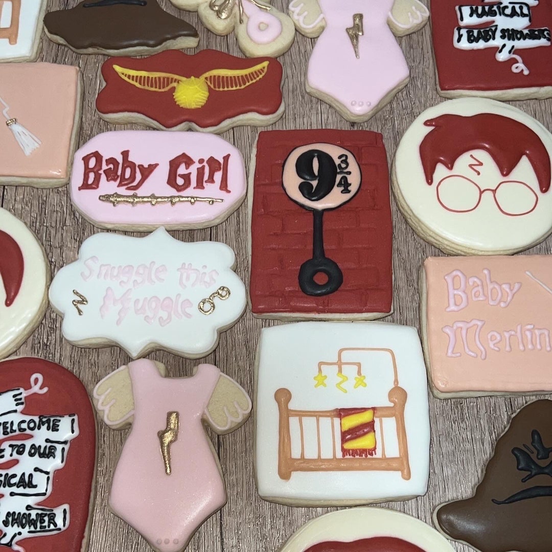 Wizard Baby Shower Cookies, Wizard Cookies, Harry Baby Shower - Etsy
