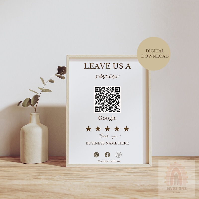 Google Review Sign - Etsy