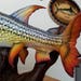 African Tiger Fish (original) - Etsy