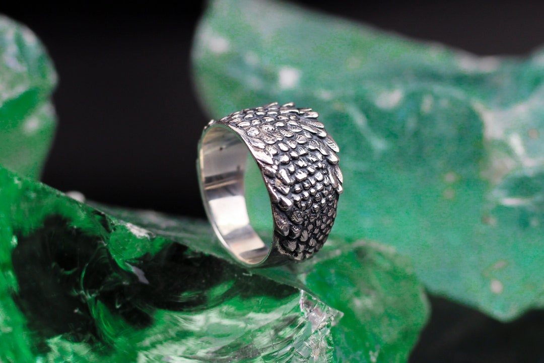 Dragon Scale Ring for Men, Engagement Ring, Unique Dragon Design ...