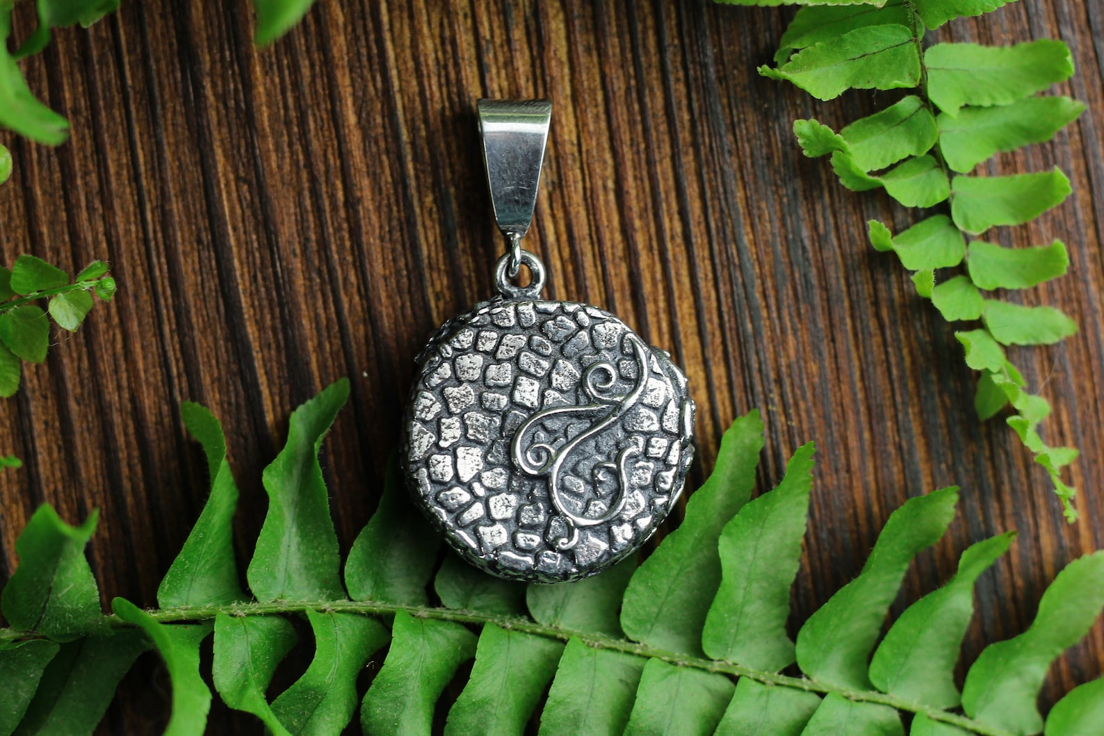 Sterling Silver Locket, Fairy Door, Hobbit Jewelry, Elf Jewelry ...