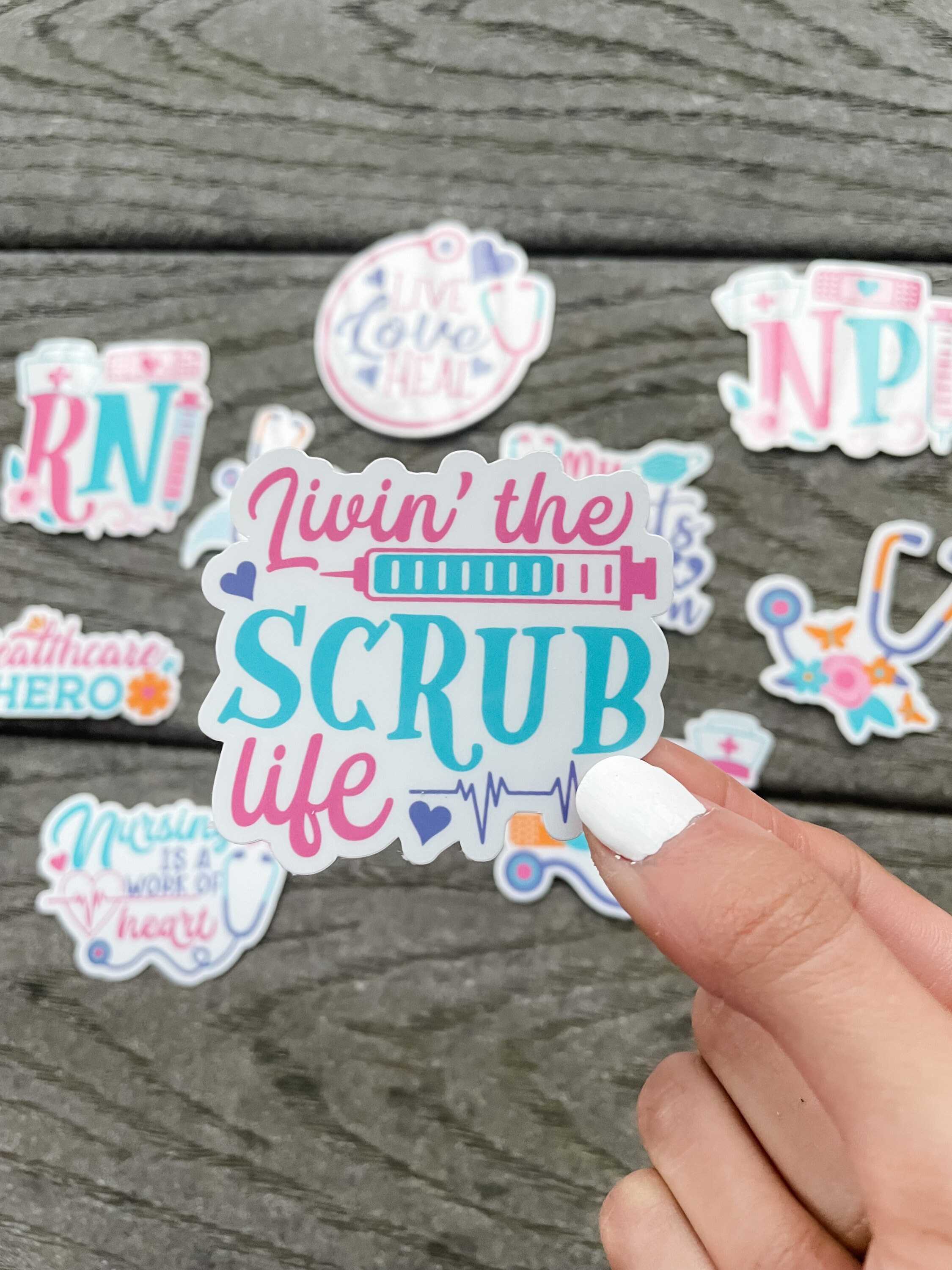 Medical Stickers Nursing Stickers Pack of 11 Nurse Sticker - Etsy