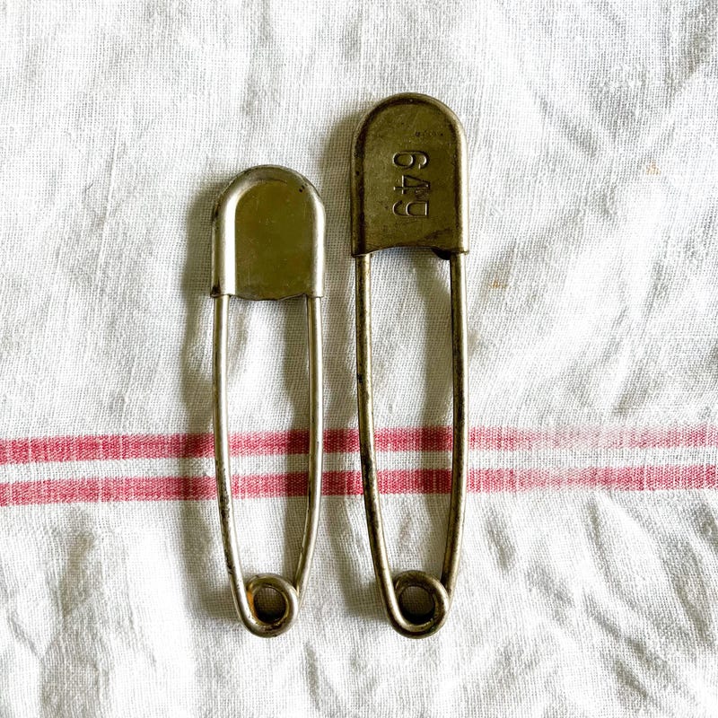 Antique Safety Pin - Etsy