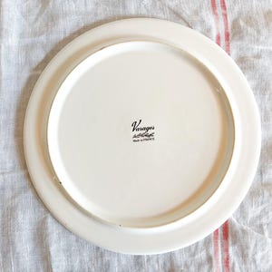Beautiful French Vintage Blue and White Moustiers Cheese Plate, Varages ...