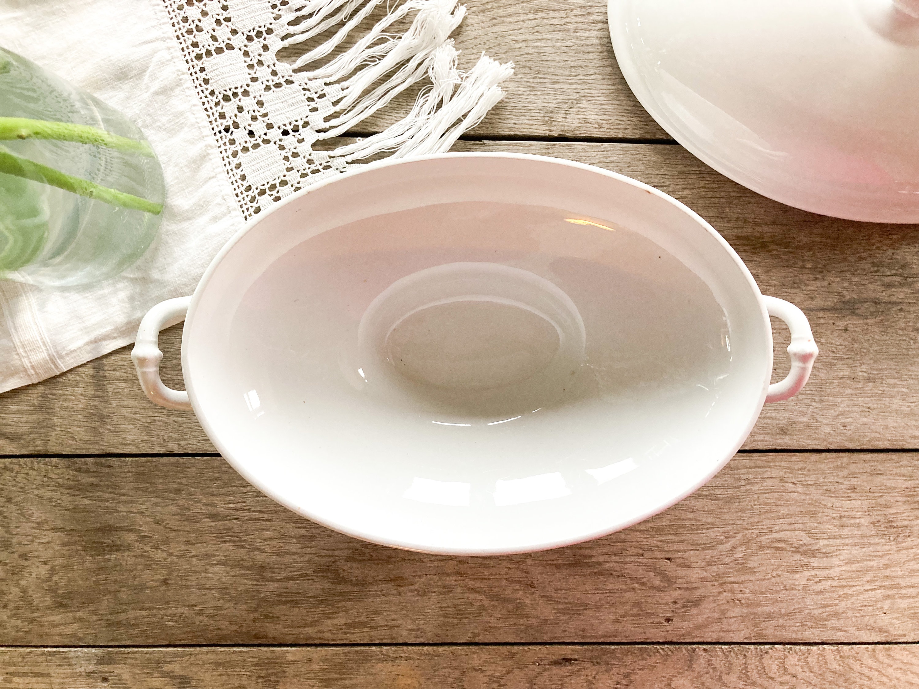 T & R Boote Royal Premium Ironstone English White Soup Vegetable Tureen ...
