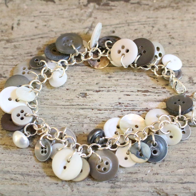 Button Bracelet - Etsy