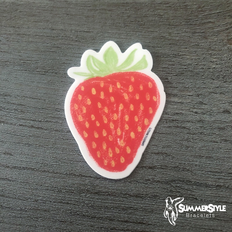Strawberry Stickers - Etsy