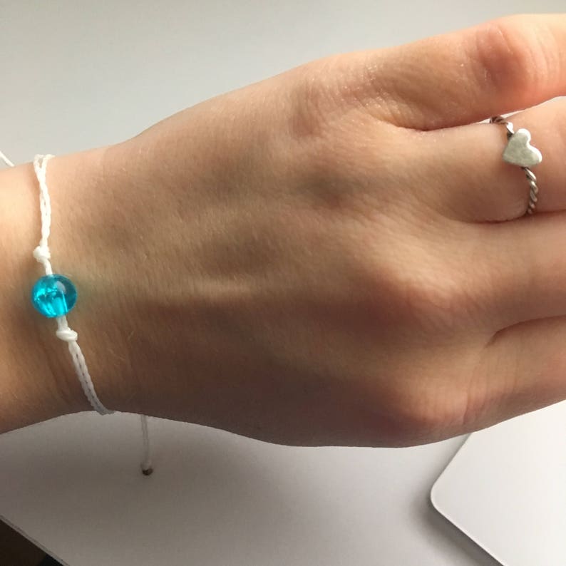 Ocean Crystal Adjustable Waterproof Bracelet Ocean Bracelet | Etsy