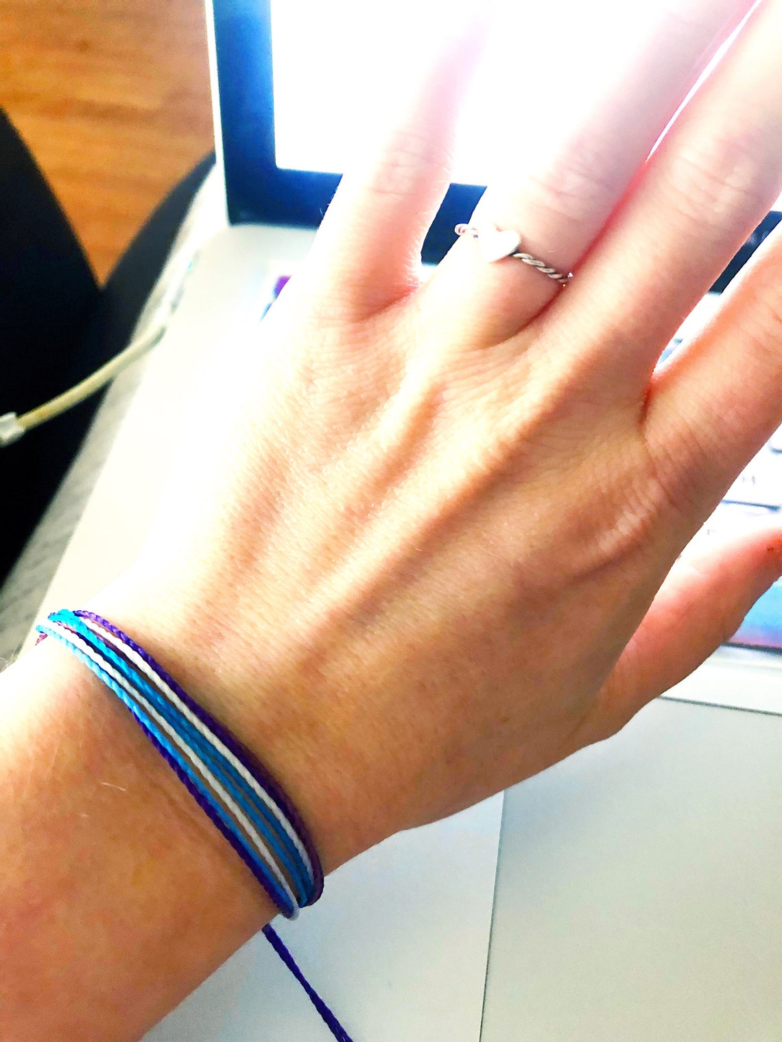 Multi-strand 5 Color Custom Waterproof Bracelet, String Bracelet ...