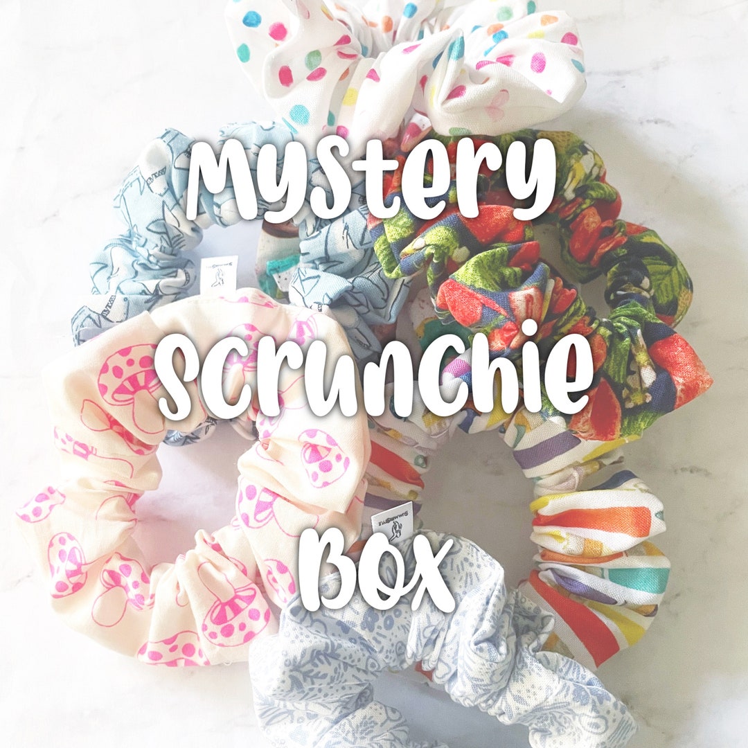 Scrunchie Mystery Box, Scrunchie Bundle, Surprise Scrunchies, Grab Bag ...