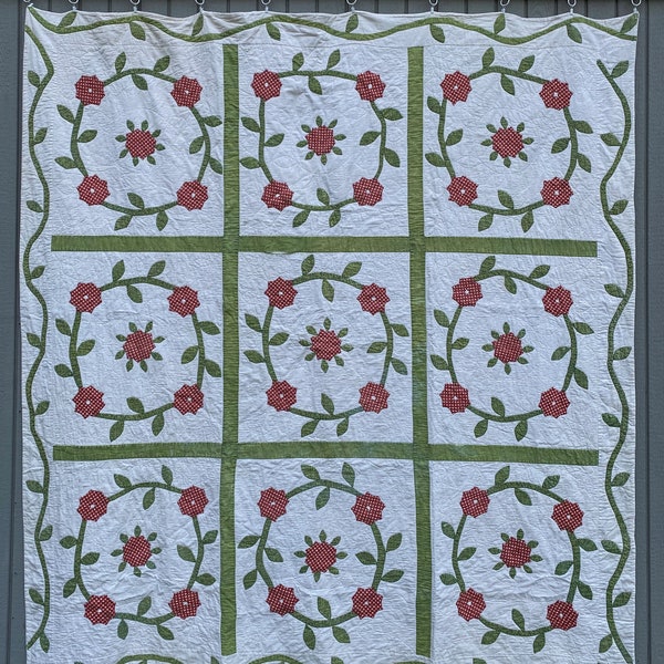 Rose of Sharon Quilt - Etsy