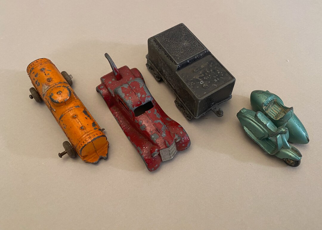 Lot of 4 Vintage Metal Toy Vehicle Salvage - Etsy
