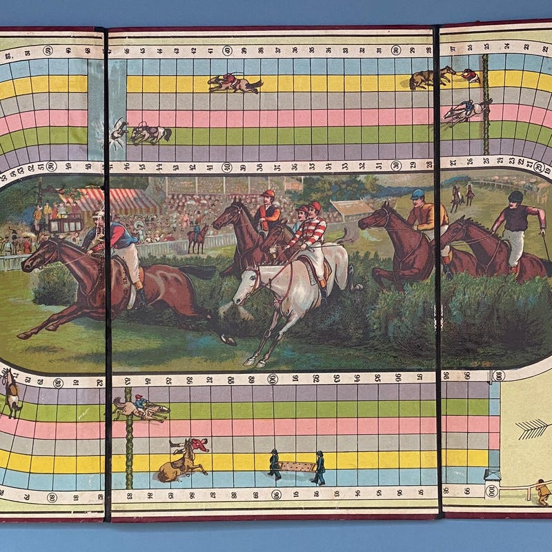 Horse Racing Game Board - Etsy