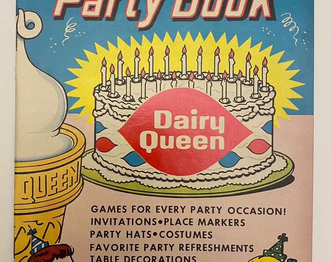 Dairy Queen 1960 Party Book Ideas Themes Games Decorations - Etsy
