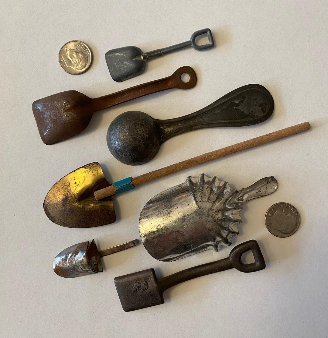 LOT of 7 Random Miniature Vintage Cute Scoops and Shovels - Etsy