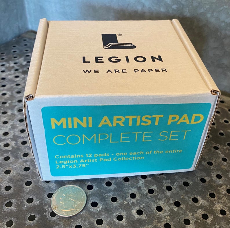 LEGION Paper Mini Artist Pads - Set of 13 Different Paper Sample Pads ...