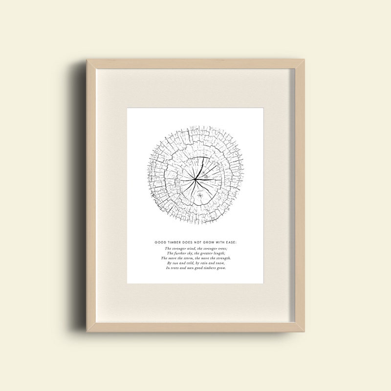 Good Timber Poem - Etsy