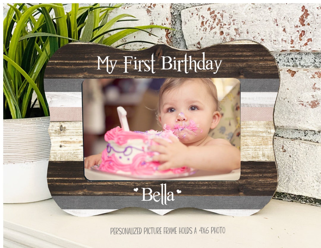 Wooden Frame | First Birthday Gift for Girl | First Birthday Gift for ...