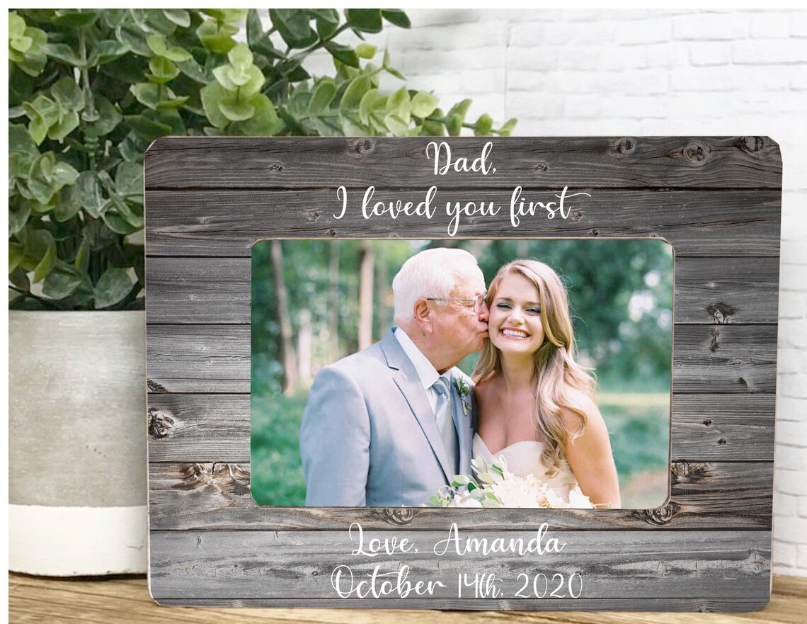 Father of the Bride-dad Frame-father of the Bride - Etsy