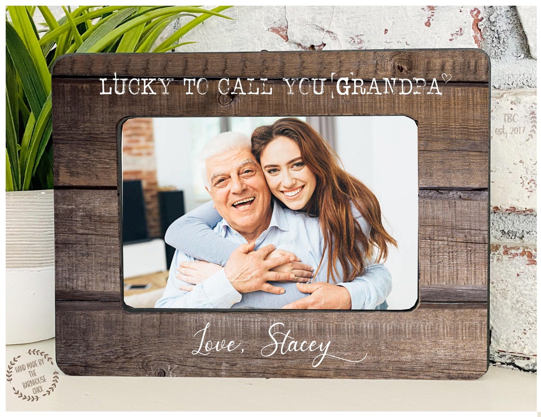 Grandpa Frame, Pop Pop Frame, Grandfather Frame, Personalized Grandpa ...
