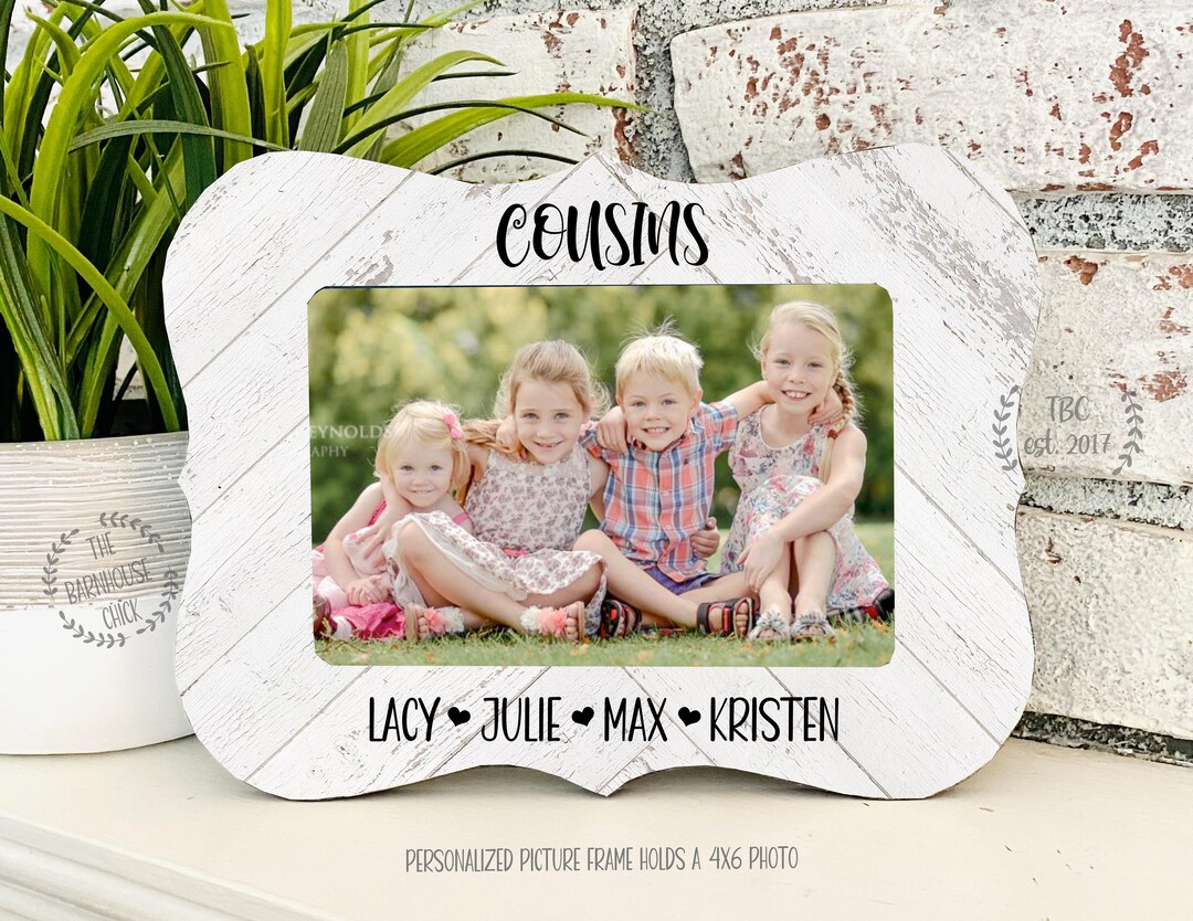 Cousins Frame• Personalized Cousins• Birthday Gift Idea• Christmas Gift ...