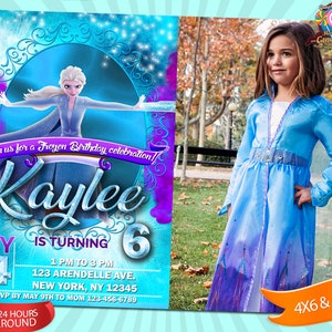 Frozen 2 Invitation Isolation Online Evite Custom - Etsy