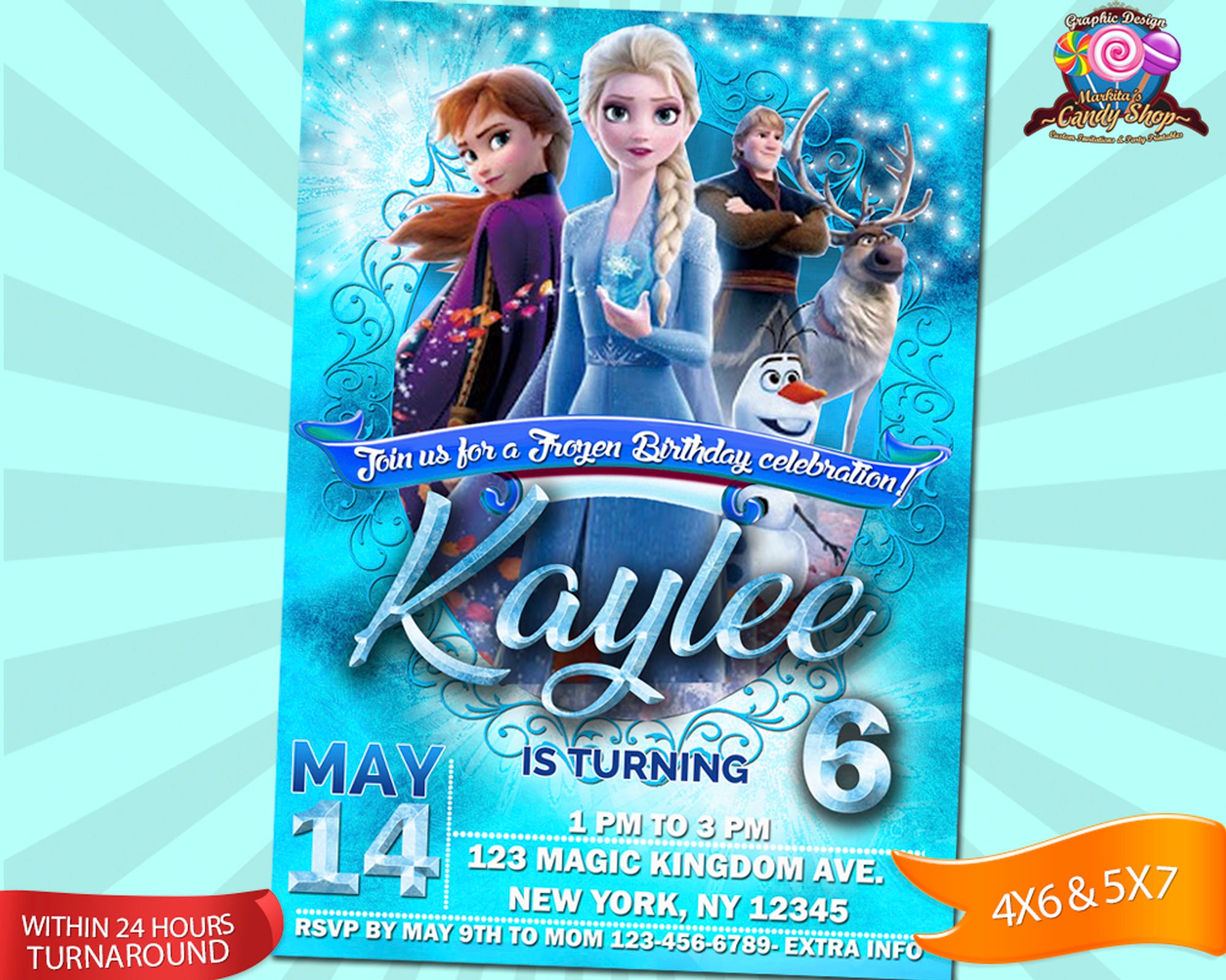 Frozen 2 Invitation Social Distancing Digital Invite Etsy