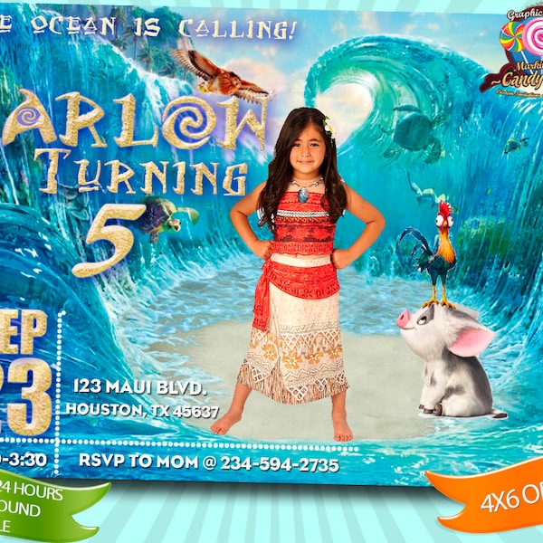 Moana Cut Out - Etsy