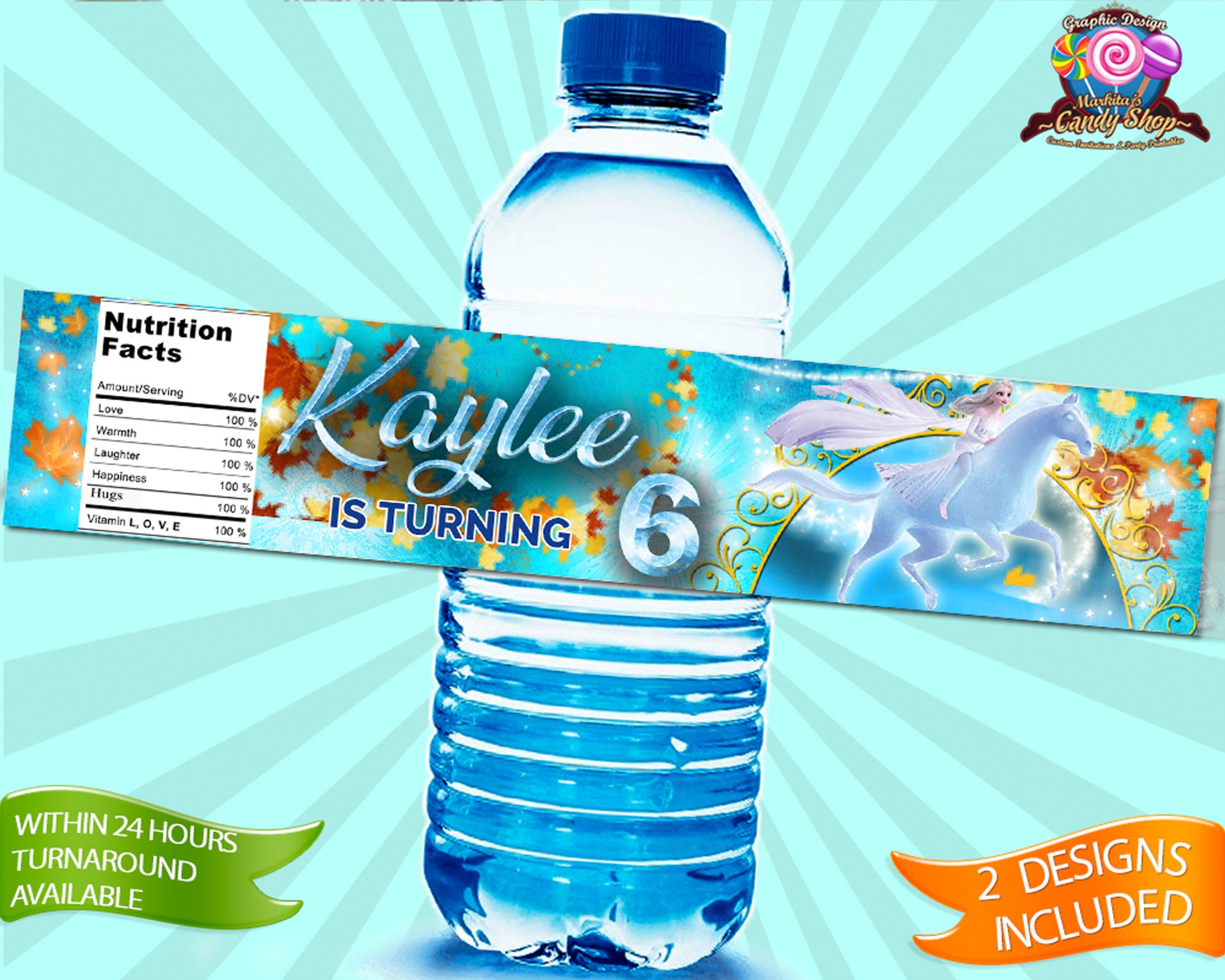 Frozen 2 Digital Banner Design Party Birthday | Etsy