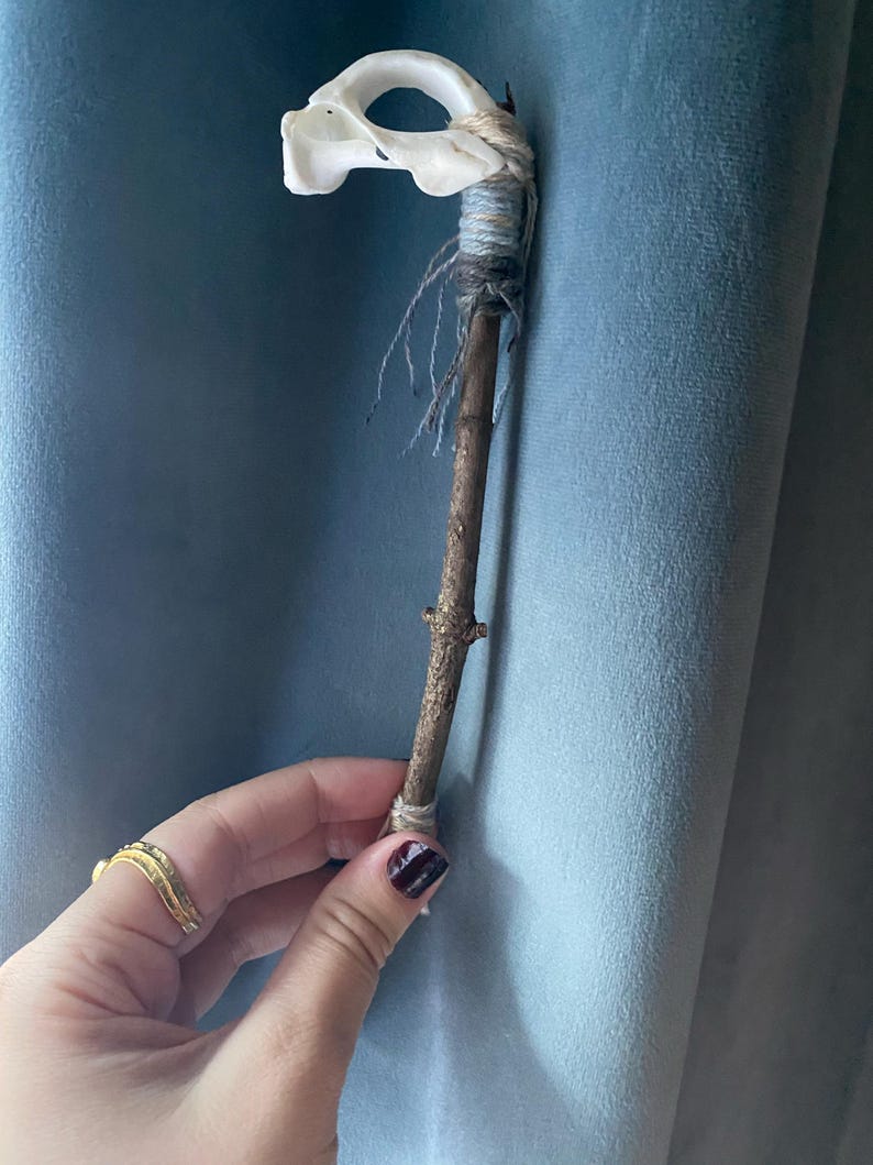 Bird Talisman Wand, Altar Decoration, Altar Wand, Bird Wand, Ocean ...