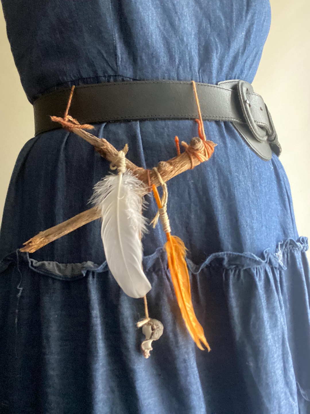 Druid Belt Trinket Accessory, Witchy Belt Decoration, Larping ...