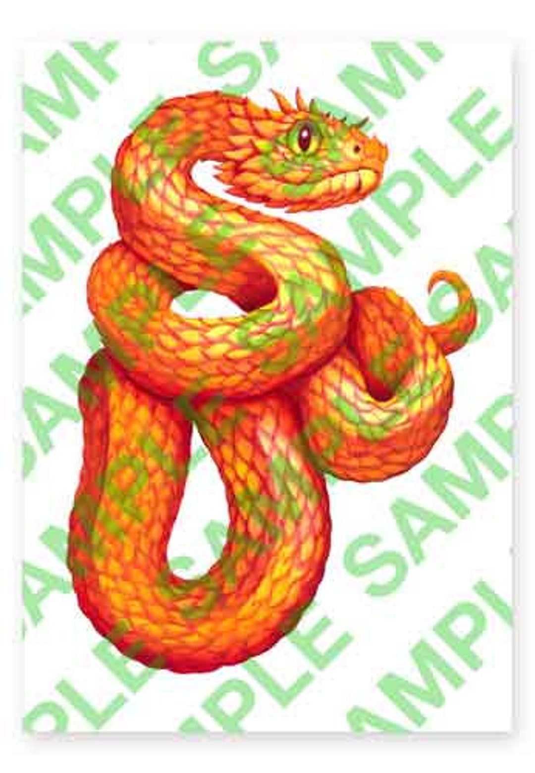 Snake A4 Digital PDF Download - Etsy