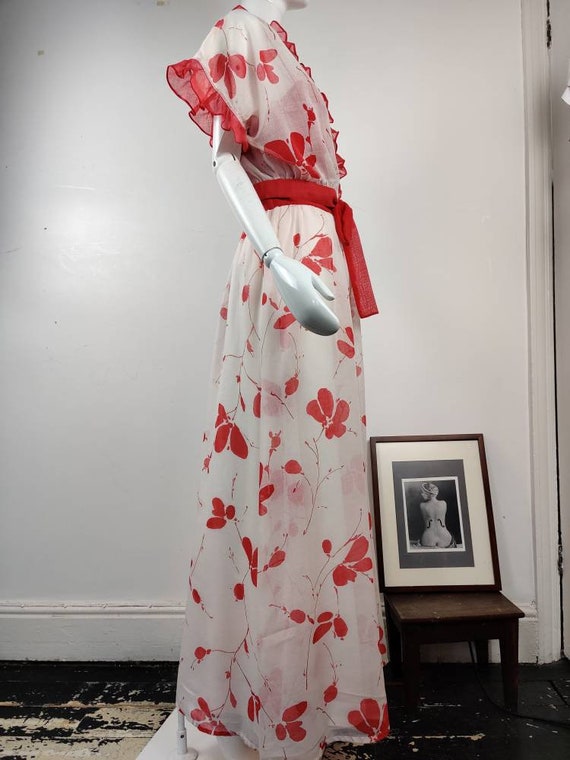 1970s Jean Allen Maxi Dress with Bolero - Gem