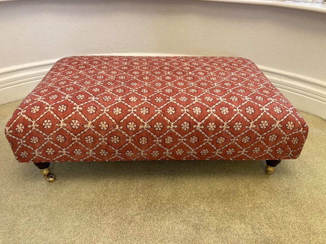 Linwood Bibi Kala Coffee Table Ottoman Footstool Choice of Colours and ...
