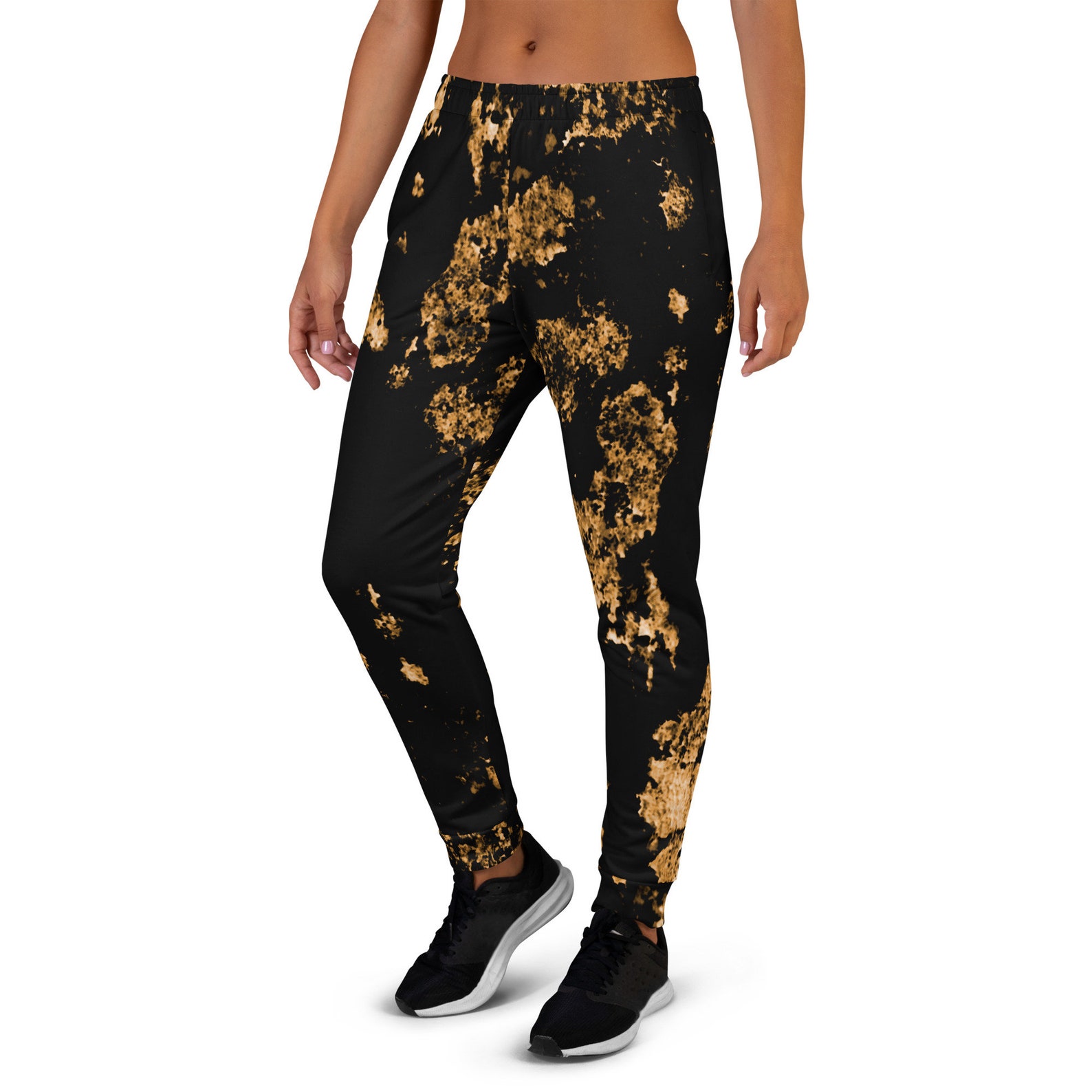 Women's Jogger Grunge Distress Rust Pants Activewear All Over Print ...