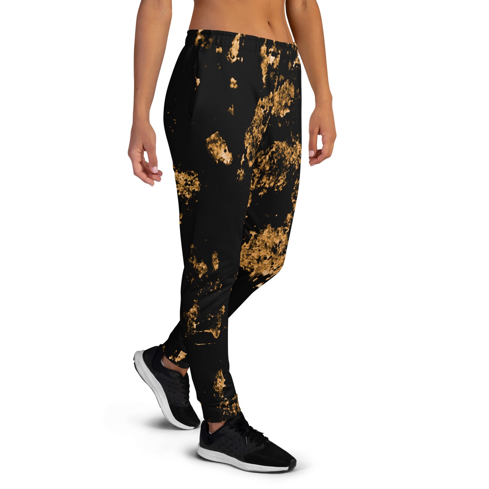 Women's Jogger Grunge Distress Rust Pants Activewear All Over Print ...
