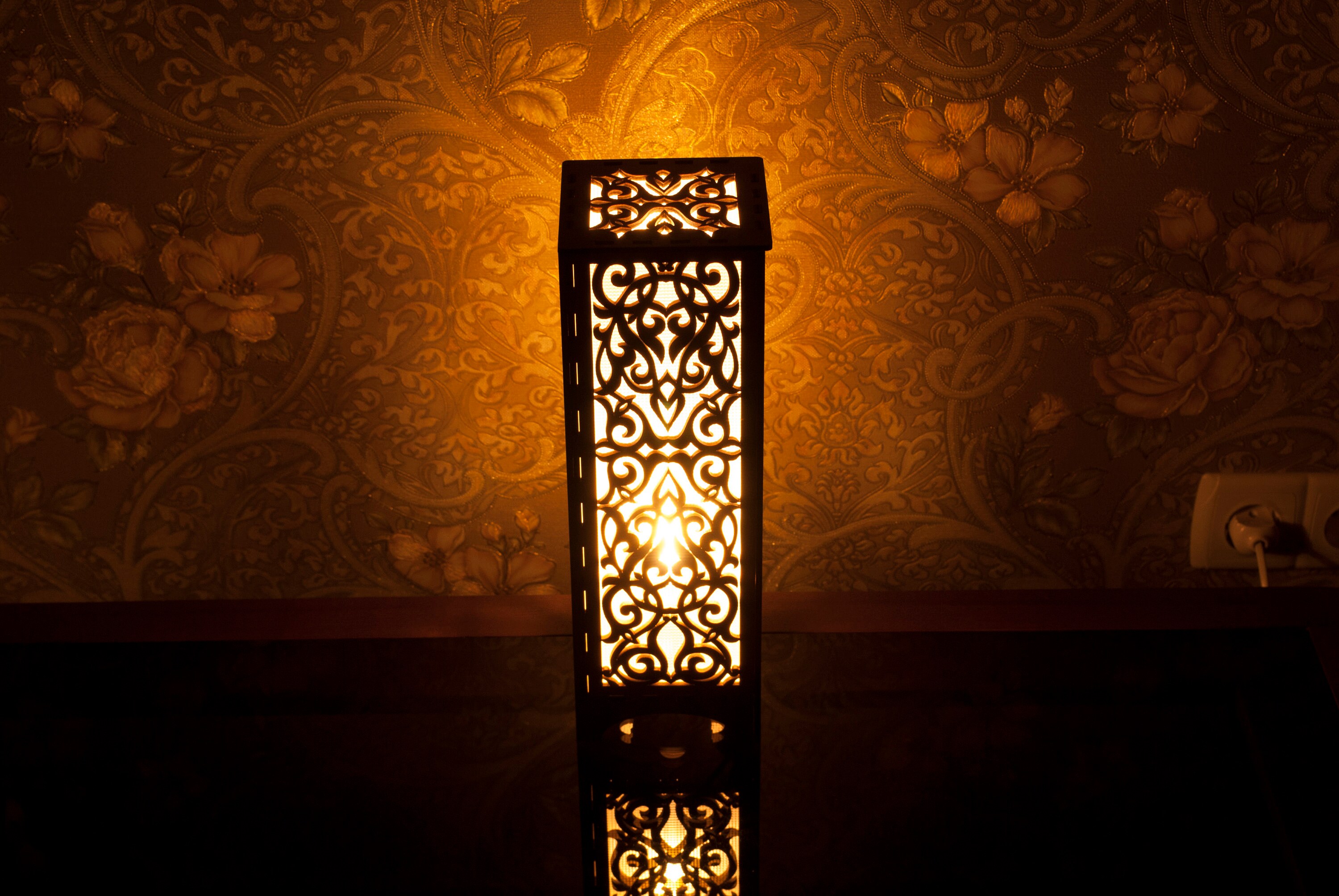 Night Light Accent Lamp Decorative Wooden Night Lamp for Relaxation ...