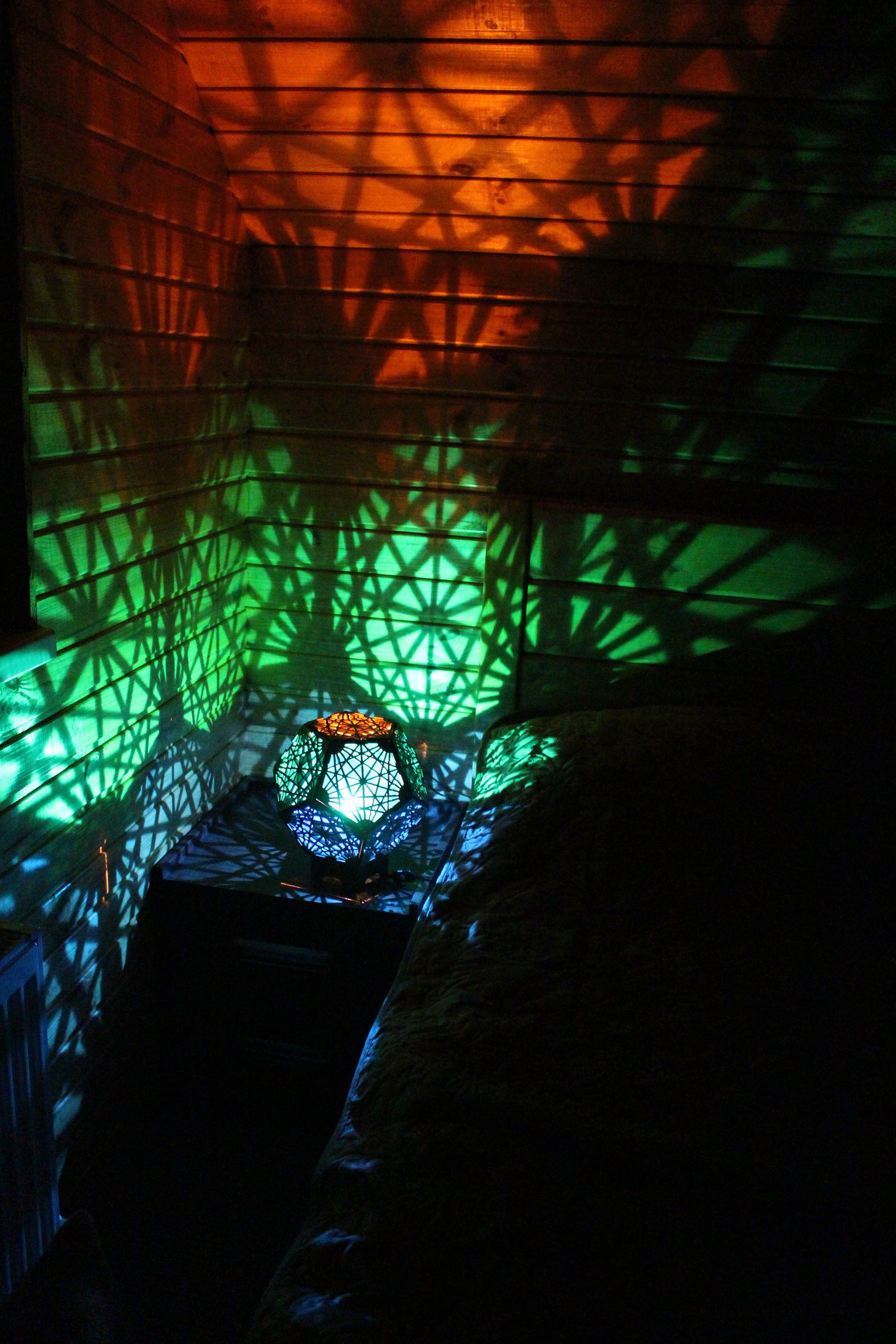 Mandala Dodecahedron Night Light Accent Lamp Mantra Decorative - Etsy