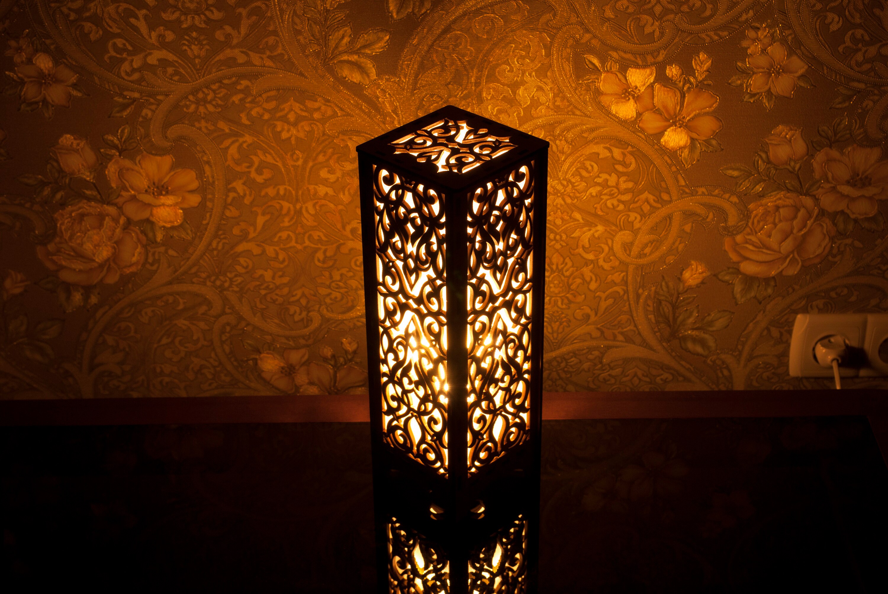 Night Light Accent Lamp Decorative Wooden Night Lamp for Relaxation ...