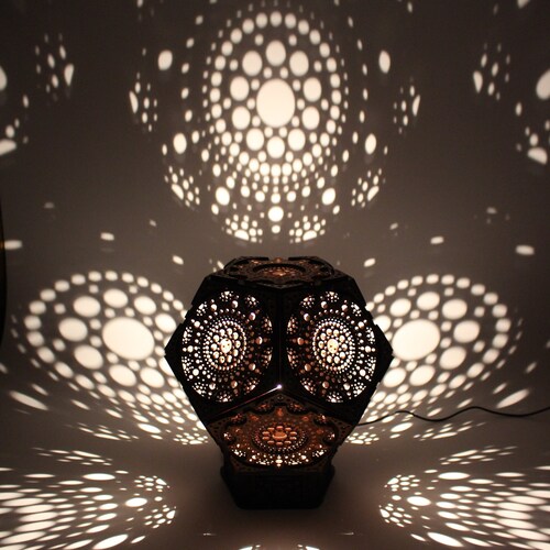 Yellow Night Light Accent Lamp Decorative Wooden Night Lamp - Etsy