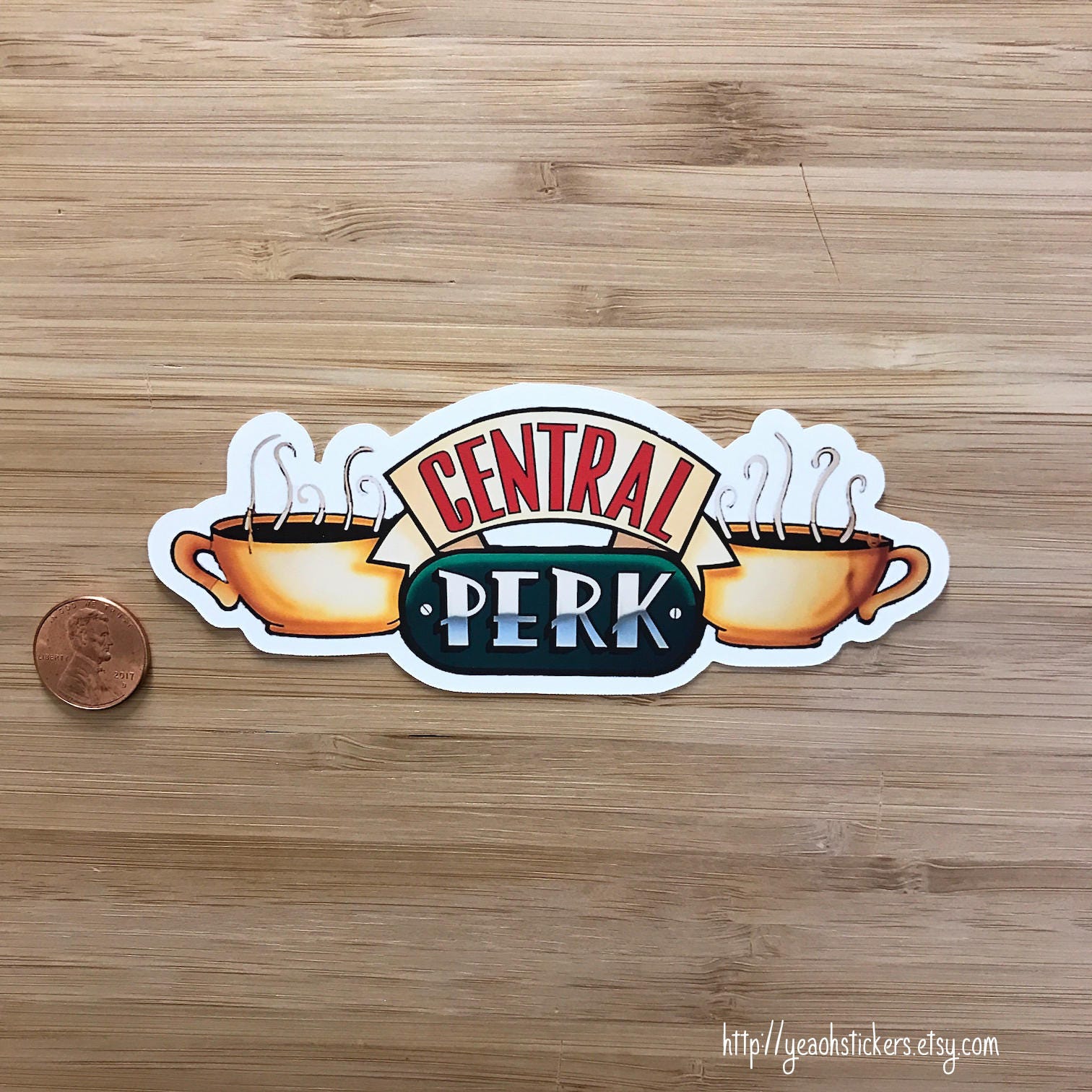Central Perk Vinyl Sticker Friend Best Gift NYC New York - Etsy
