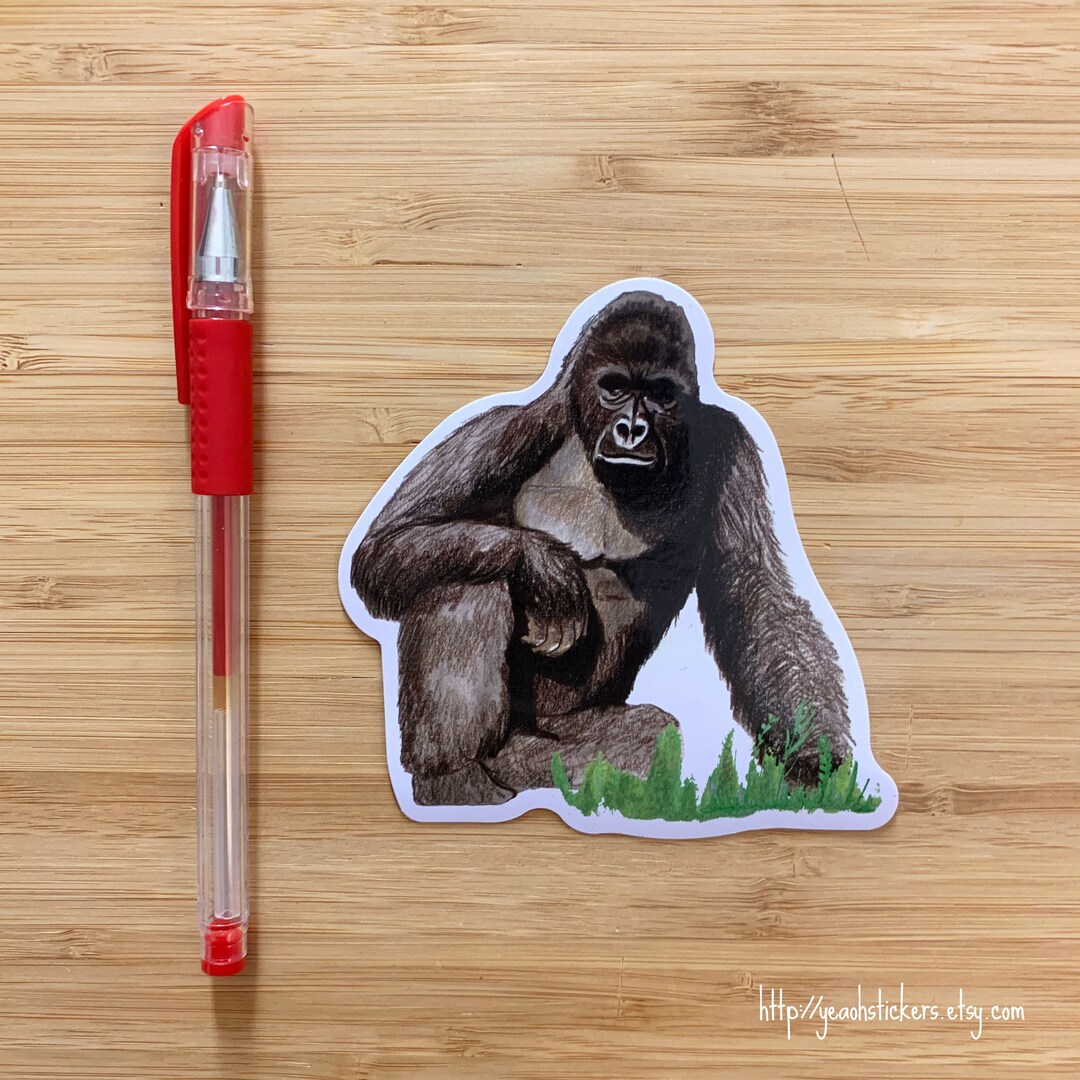 Harambe Vinyl Sticker Funny Internet Meme Sticker Harambe - Etsy