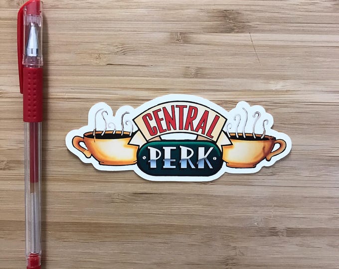 Central Perk Vinyl Sticker, Friend Best Gift, NYC, New York City ...