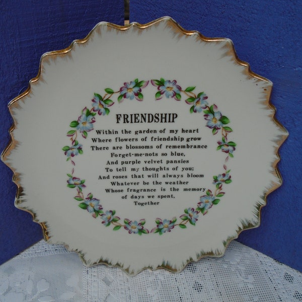Friendship Plate - Etsy