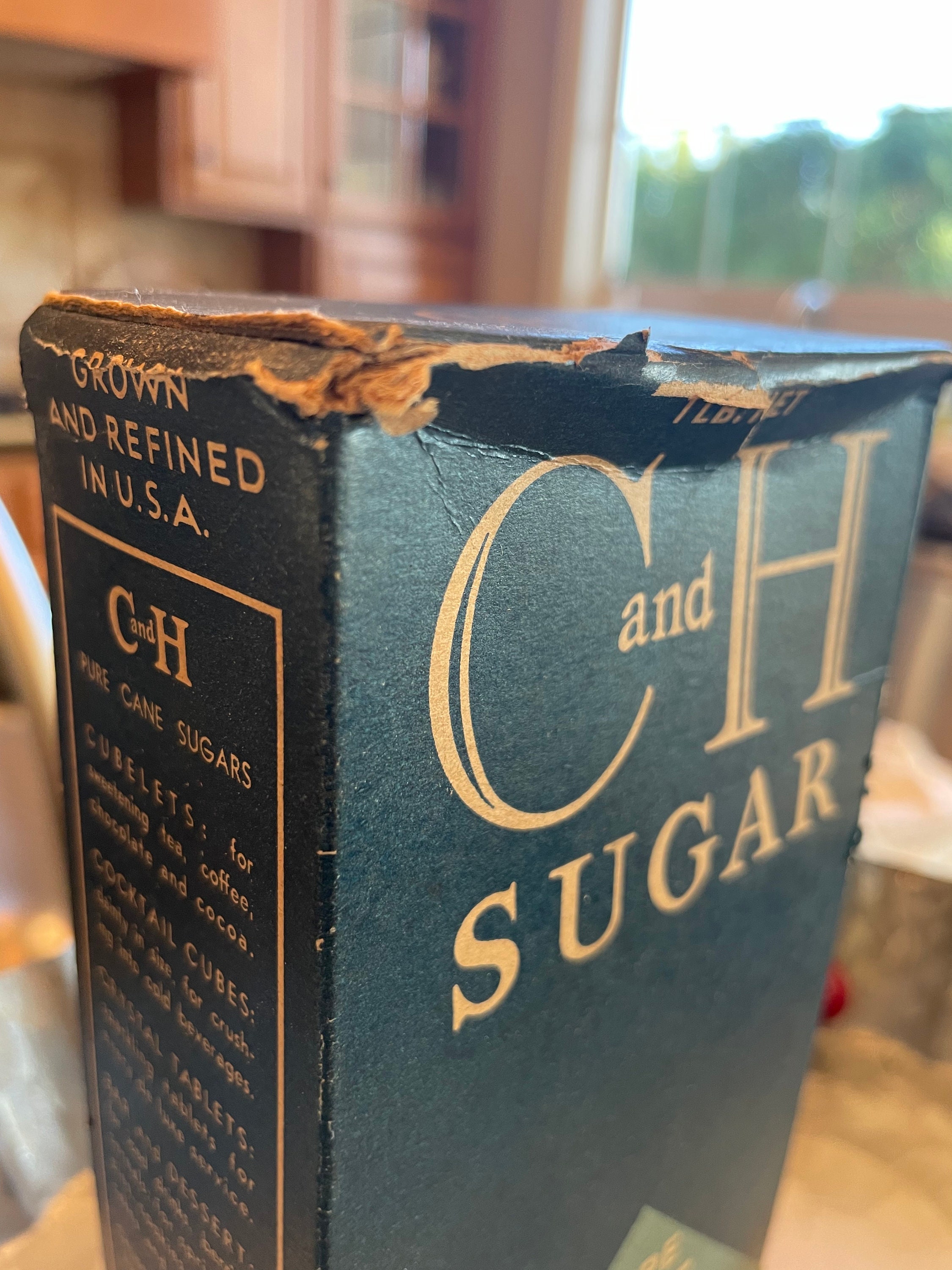 Vintage C&H Sugar Box - Display - Etsy