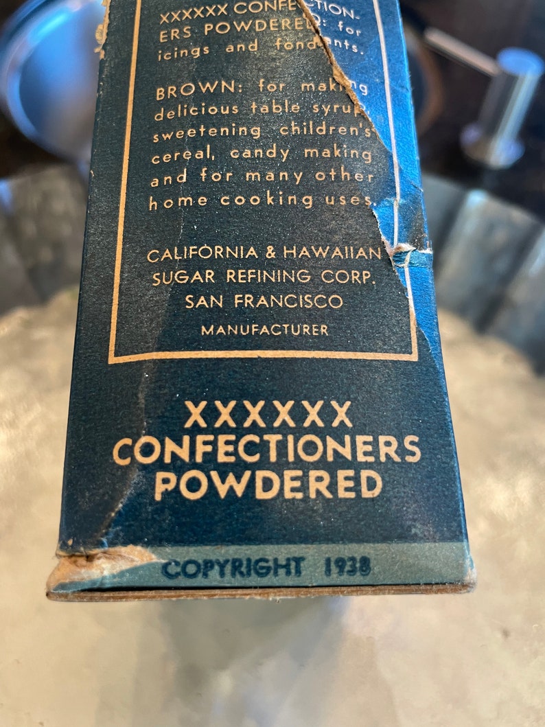 Vintage C&H Sugar Box - Display - Etsy